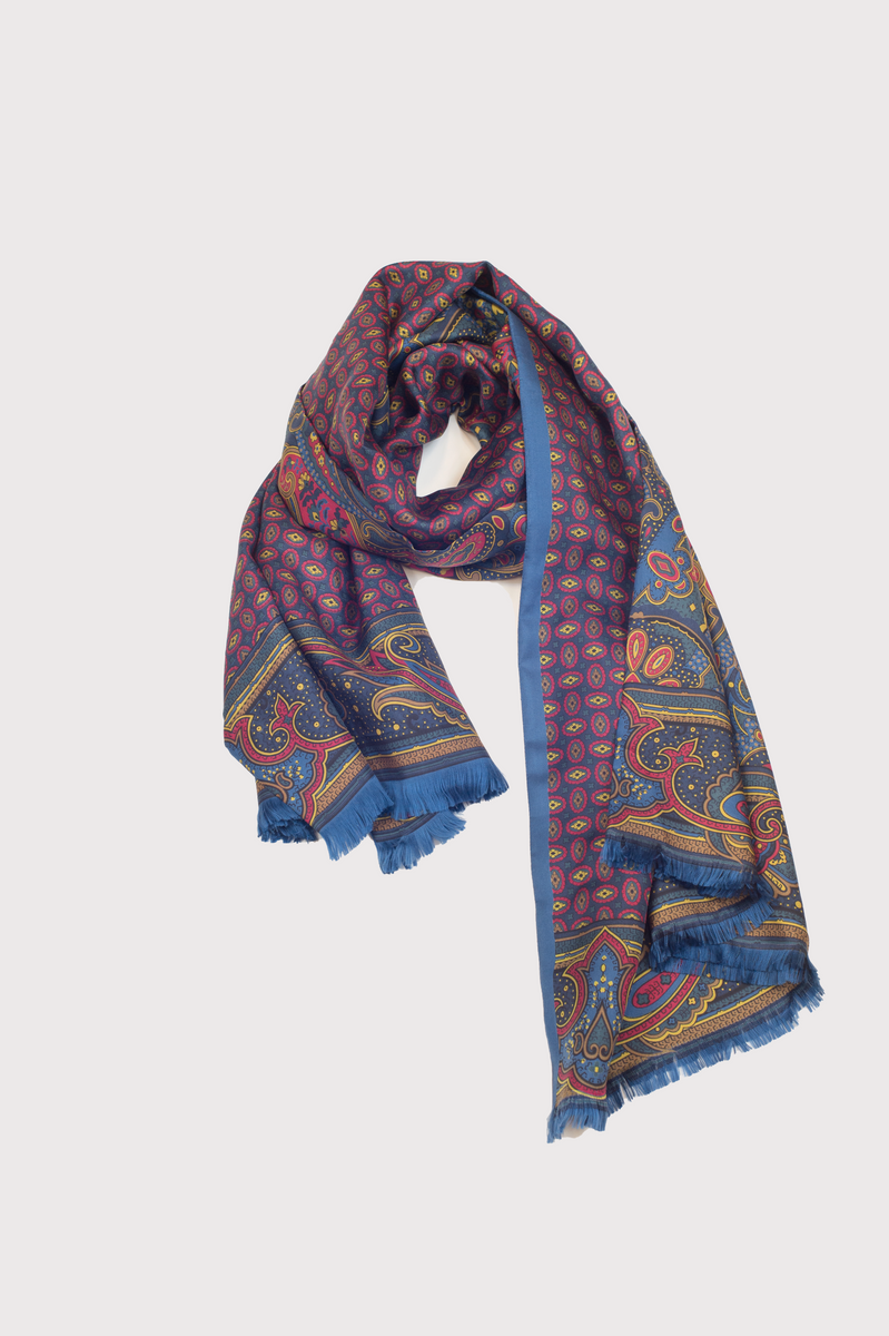 F. Marino Pattern Silk Scarf – Sordillos: Fine Menswear